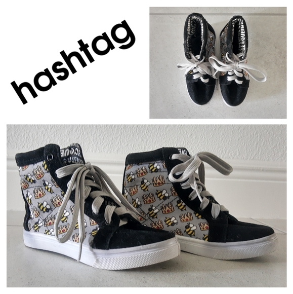 Hashtag | Shoes | Queen Bee High Tops | Poshmark